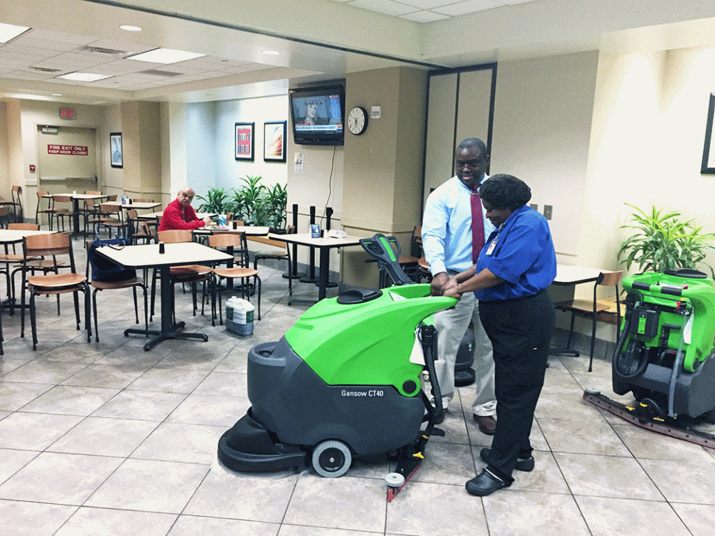 IPC CT40 (C) Powered Walk-behind Scrubber Drier | Medium Size Area ...